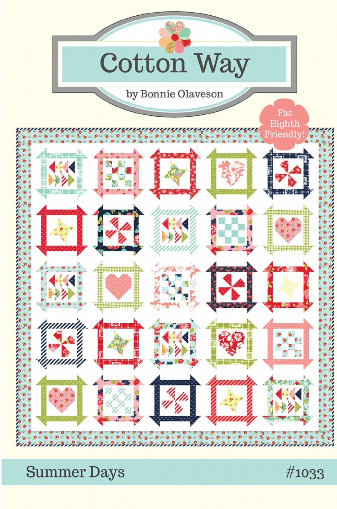 Summer Days Quilt Pattern by Bonnie Olaveson - Cotton Way - Etsy