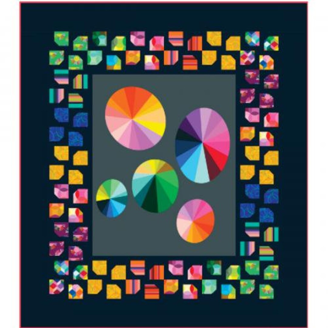 Windham - COLOR WHEEL Loop Around Quilt Kit - Etsy