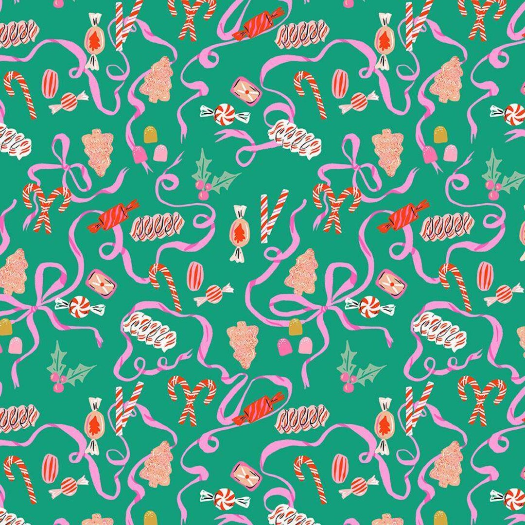 Dear Stella - Holly Jolly - Holiday Candy - STELLA-DFG3190 - Etsy