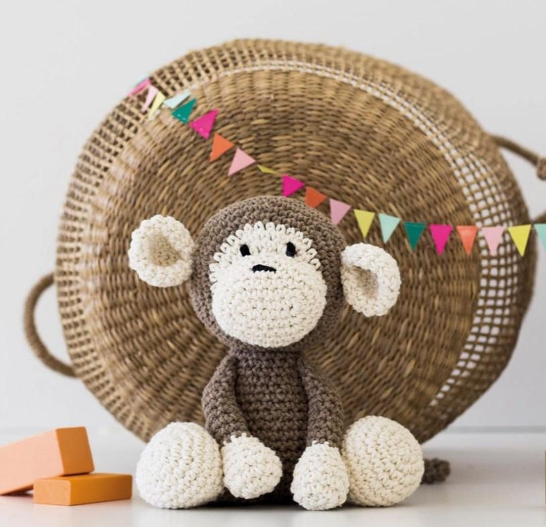 Hoooked - Amigurumi Crochet Kit - Mace the Monkey - Etsy