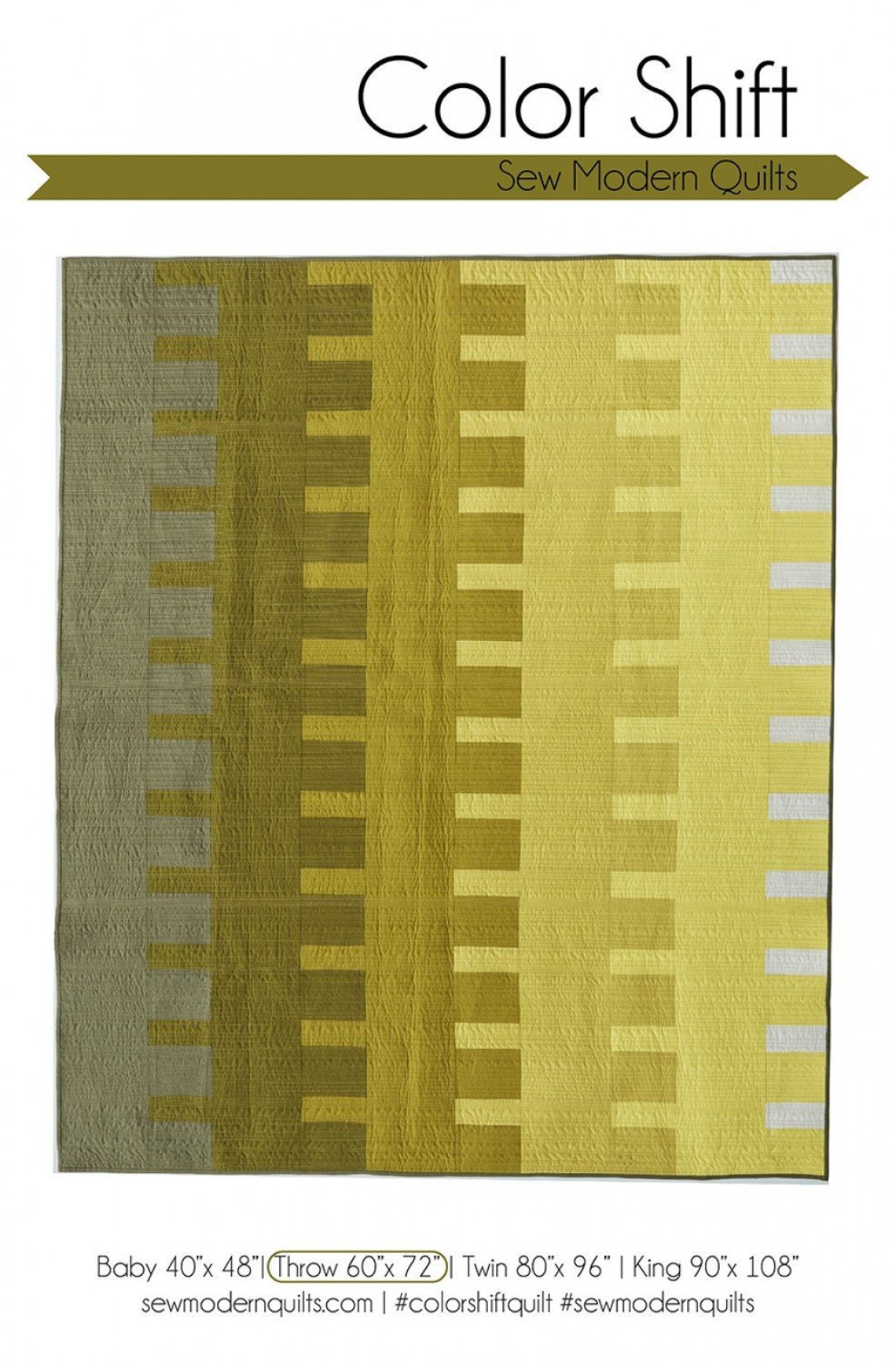 Color Shift Quilt Pattern From Amy's Creative Side | Etsy