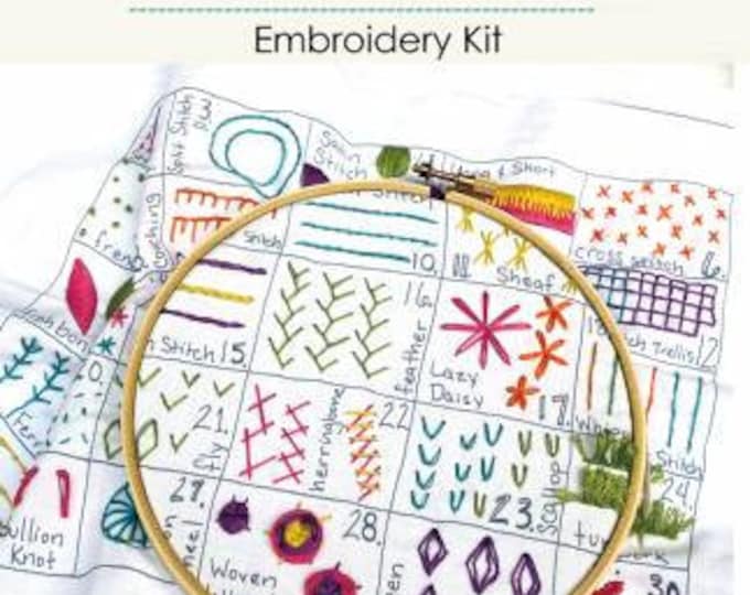 30 Day Sampler Embroidery Kit- Jennifer Jangles - Etsy
