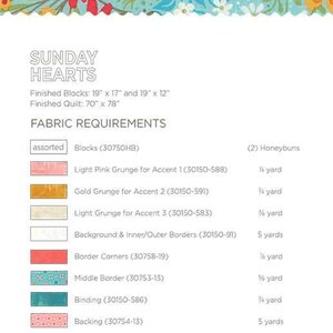 Sunday Hearts Quilt Pattern and Kit Option - by Basic Grey - Moda ...