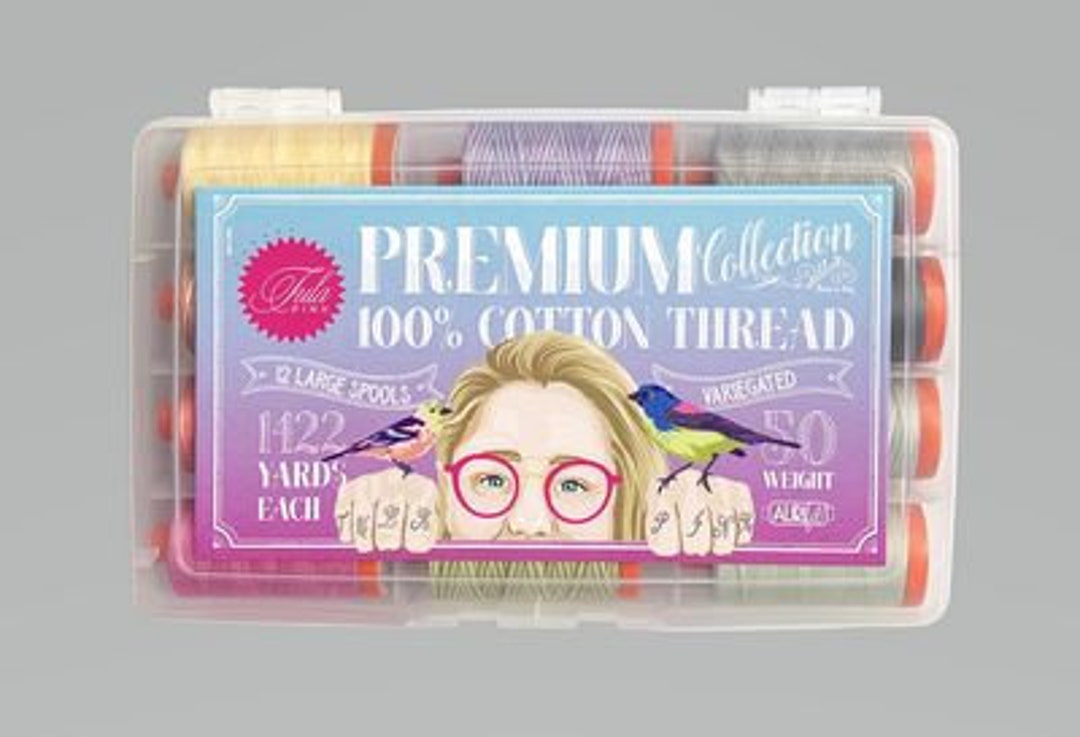Tula Pink Aurifil Thread Premium Collection 50 Wt, 12 Colors - Etsy