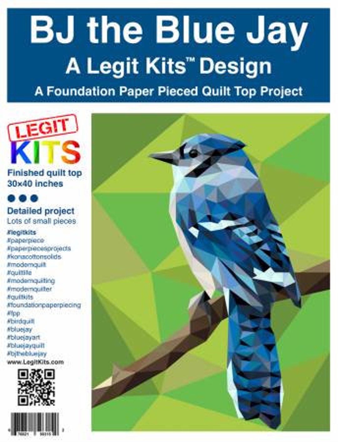 Legit Kits - BJ the Blue Jay Pattern - Etsy