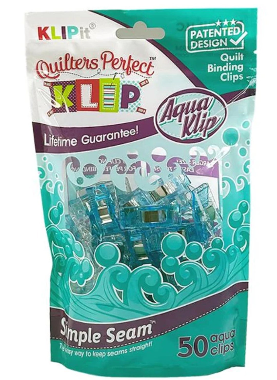 Quilter's Perfect KLIP Box of 50 Clips AQUA - Etsy