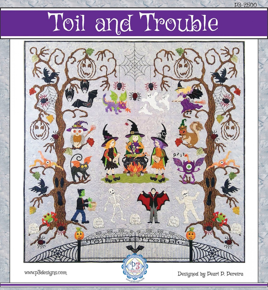 Toil and Trouble Quilt Pattern by P3 Designs - Etsy