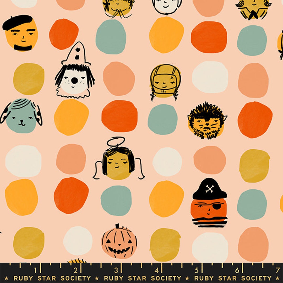 Spooky Darlings - Ruby Star Society - Creamsicle RS5071 12 - Etsy