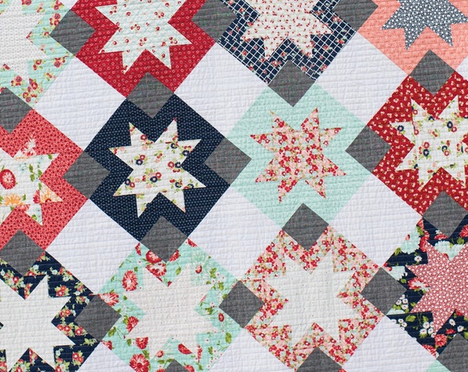 North Star Quilt Pattern Quilt Pattern From Quilty Love by - Etsy