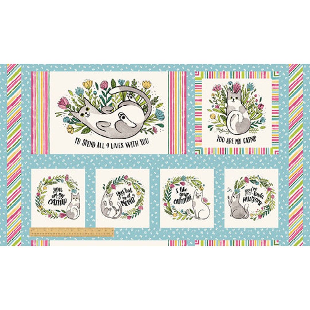 Catnip Panel by Janelle Penner - Etsy