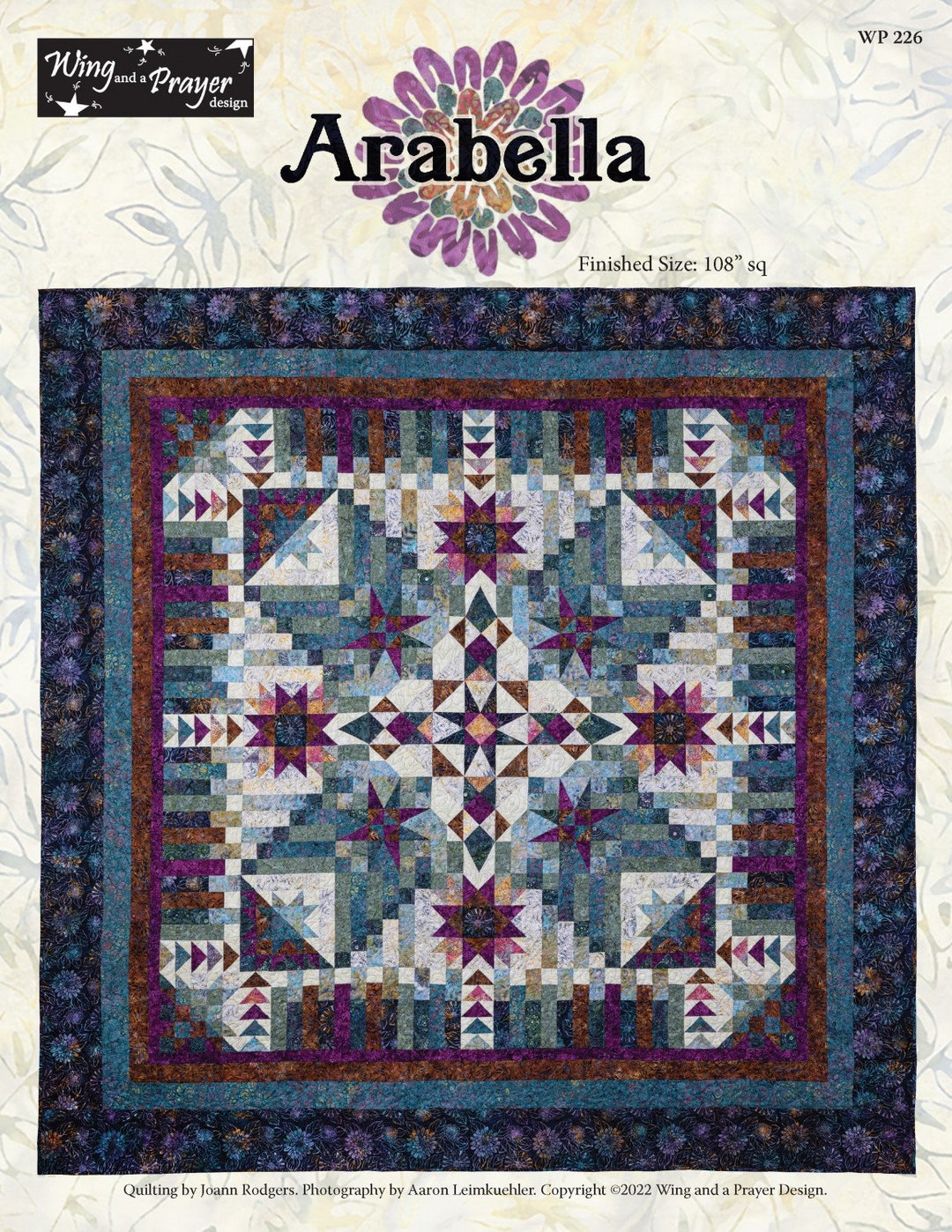 Arabella Block of the Month Quilt Pattern by Wing and a Prayer - Etsy