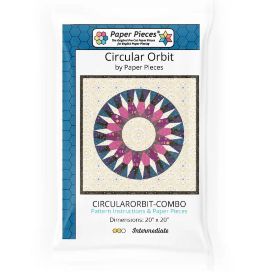 Paper Pieces - Circular Orbit Paper Pieces and Pattern - Etsy