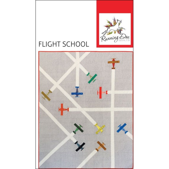 Flight School Quilt Pattern by Running Doe Quilts - Etsy