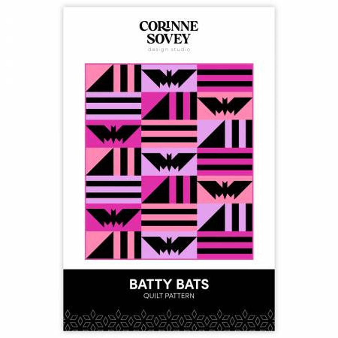 Batty Bats Quilt Pattern Quilt Pattern by Corinne Sovey - Etsy