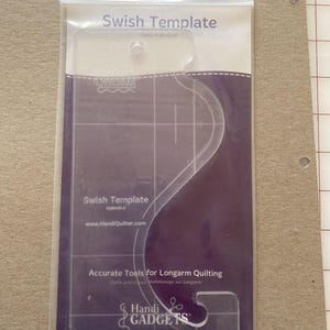 HQ - Swish Template - Accurate Tools for Longarm Quilting - Etsy