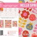 Hello Spring Quilt Pattern or KIT - From Pen and Paper - Etsy