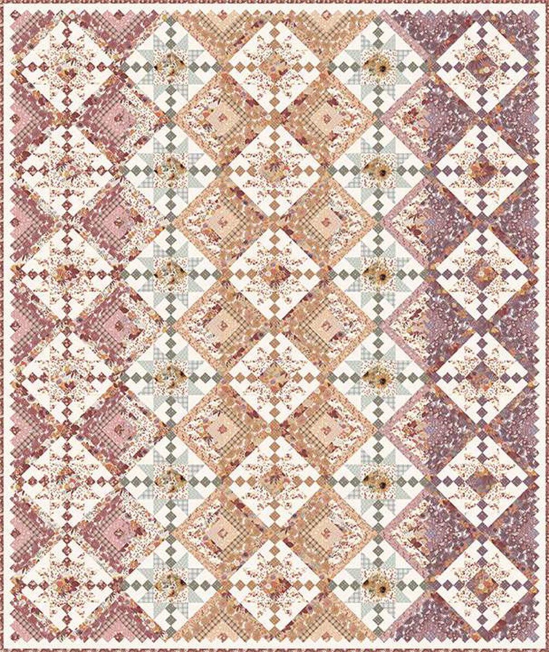 Laura's Log Cabin Quilt Kit by Modern Prairie - Factory Packaged - Etsy