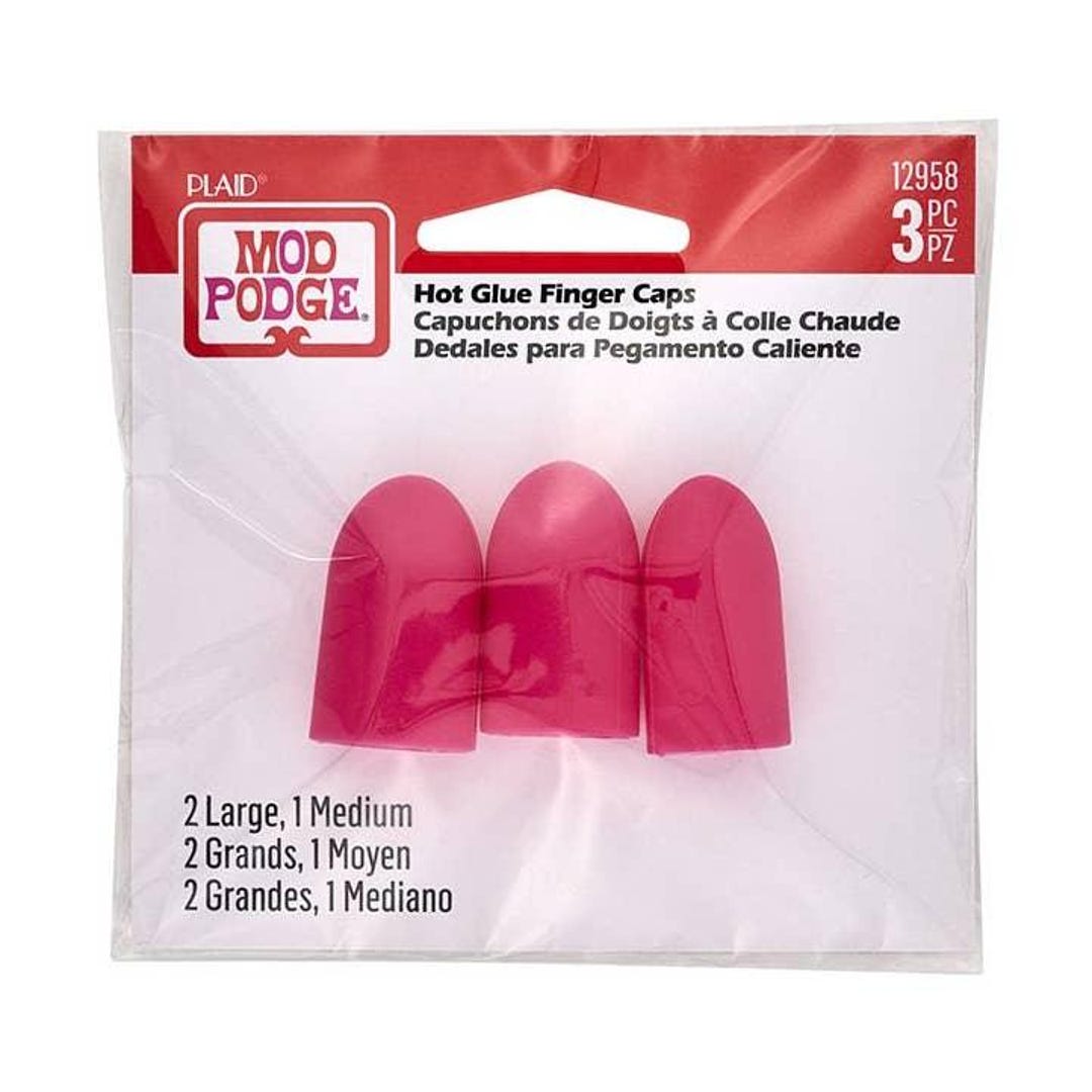 Mod Podge Hot Glue Finger Caps 3pcs - Etsy