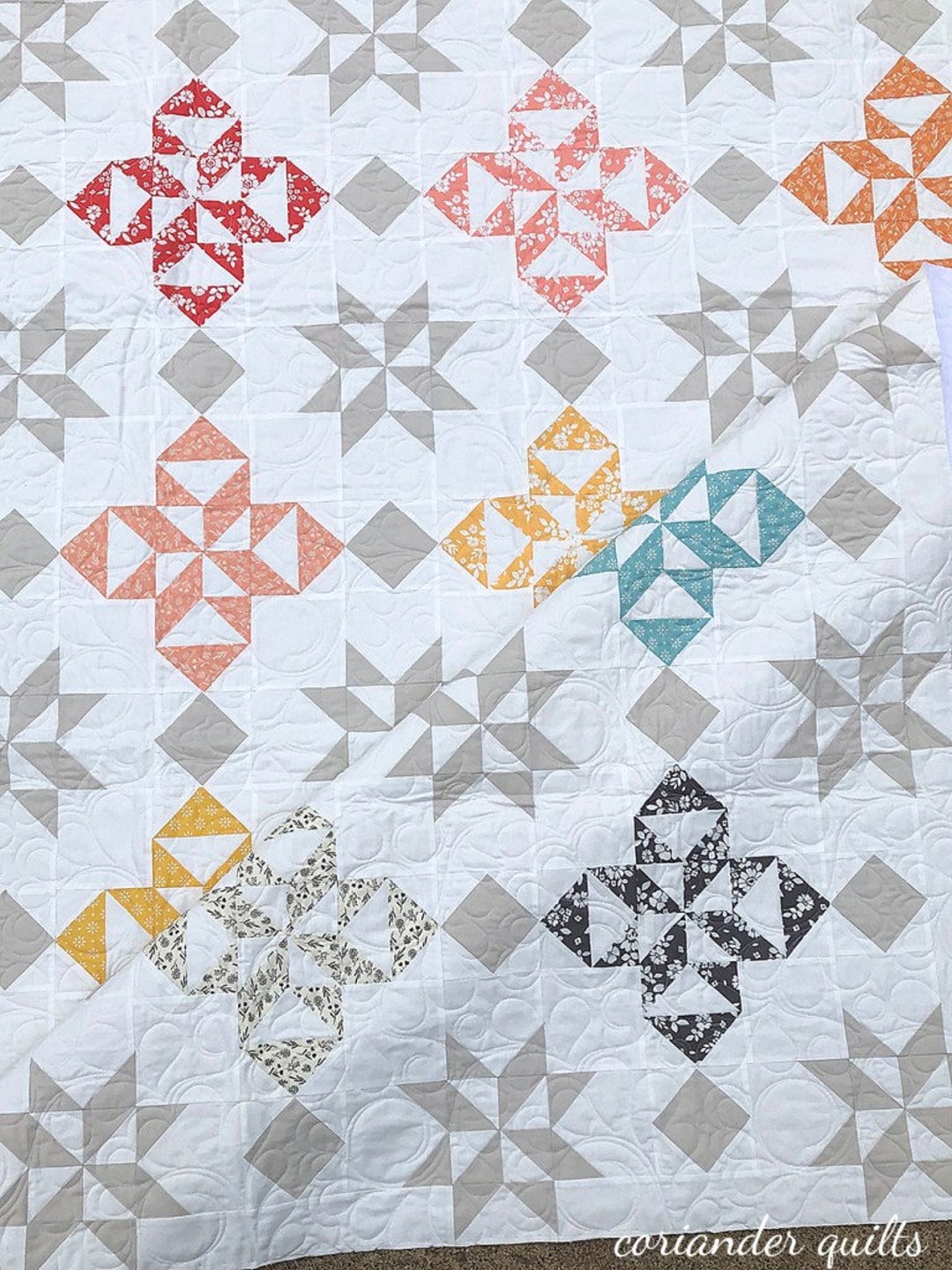 Sweetly Shining Quilt Pattern by Corey Yoder - Coriander Quilts - Etsy