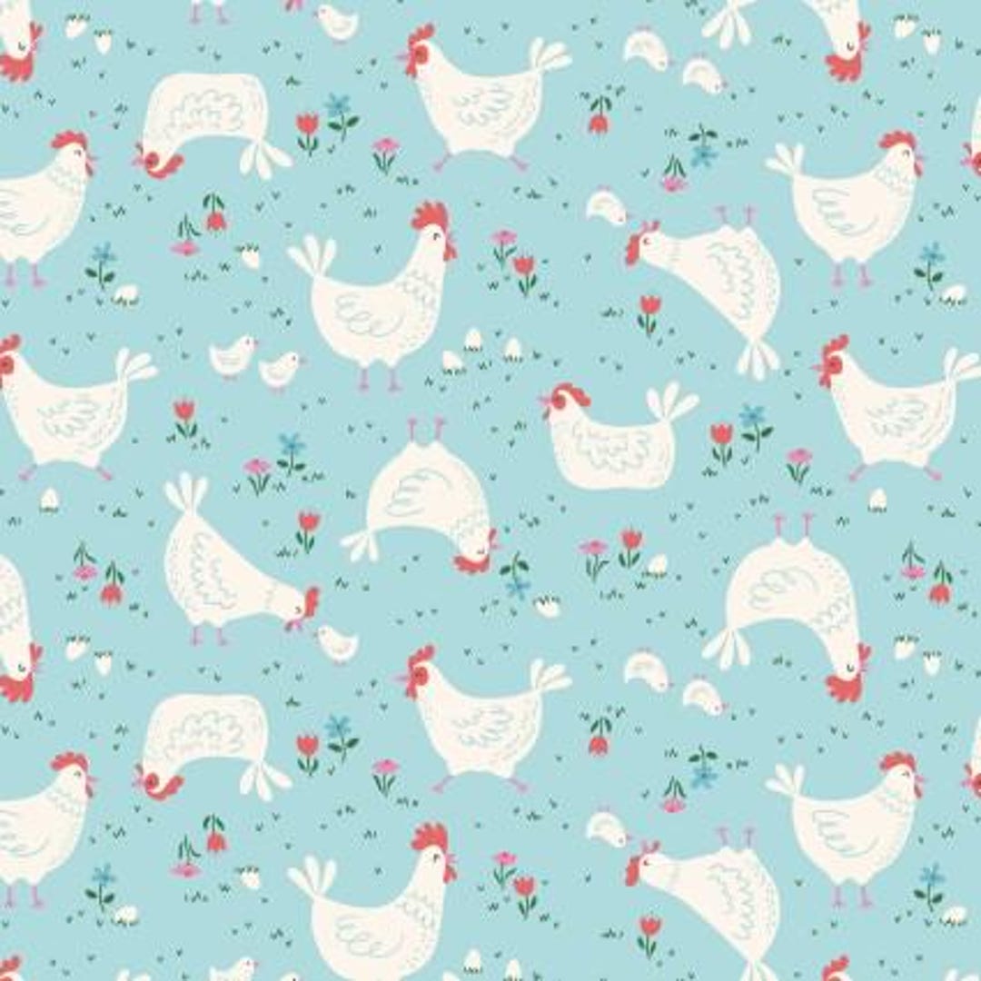 Felicity Fabrics - Chickens - Spring Strawberries Collection ...