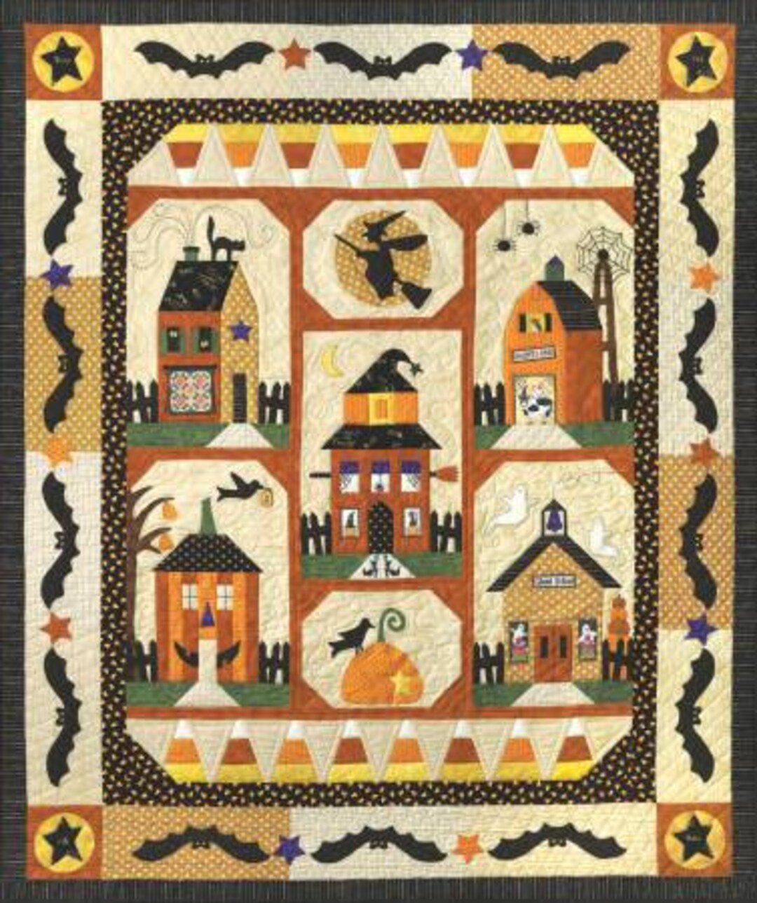 Sew Spooky Block of the Month Assembly Pattern - the Quilt Company - Etsy