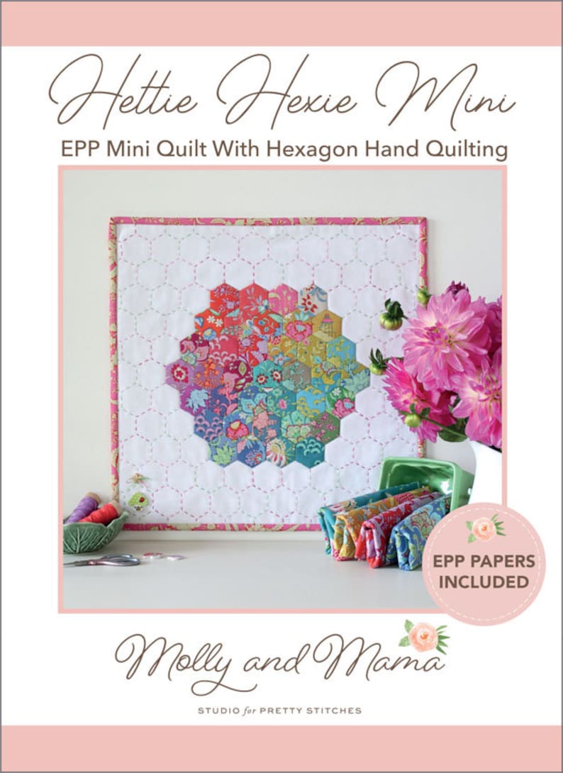 Hettie Hexie Mini Quilt by Molly and Mama From Creative Abundance - Etsy