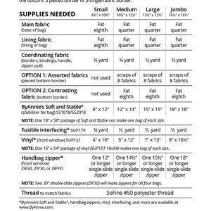 Project Bags 2.0 Pattern - by Annie Patterns - Etsy