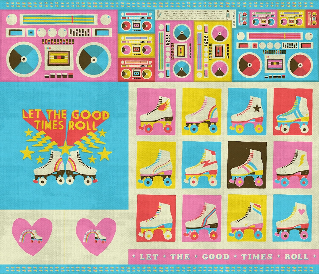 Let the Good Times Roll - Paintbrush Studios - Boombox and Roller ...