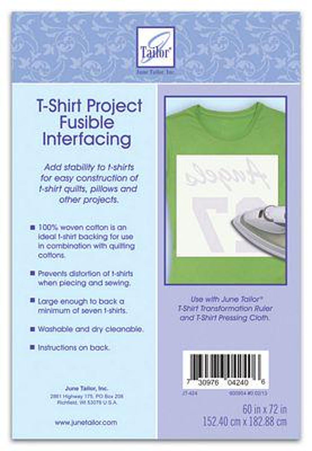June Tailor - T - Shirt Project Fusible Interfacing - Etsy