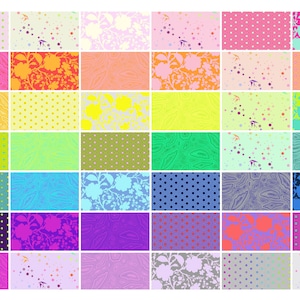 Tula Pink - NEW True Colors - Collection Bundle - Handcut Precuts - 42 ...