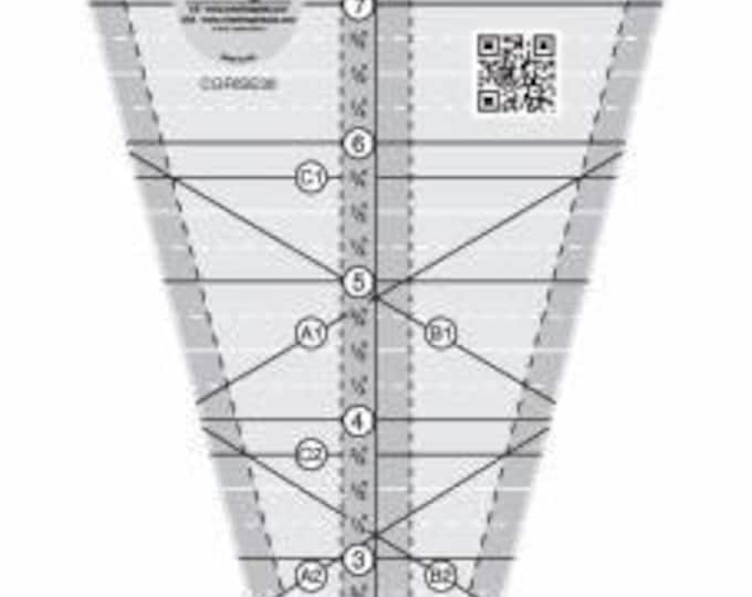Creative Grids Starburst 30 Degree Triangle Quilt 9-1/2in Ruler - Etsy