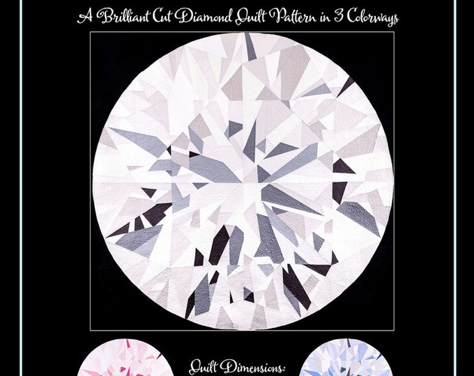 Diamond Quilt Pattern From MJ Kinman catherine Diamond Quilt - Etsy