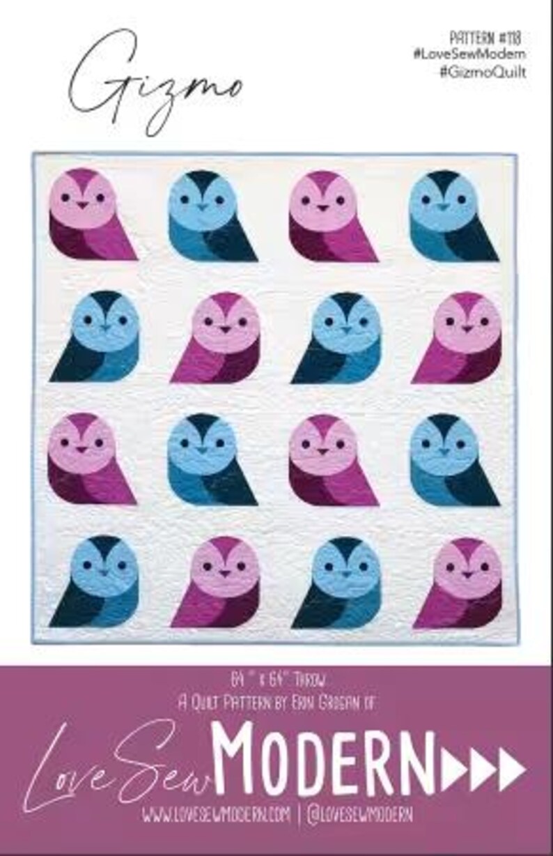 Gizmo Quilt Pattern - Love Sew Modern - Etsy