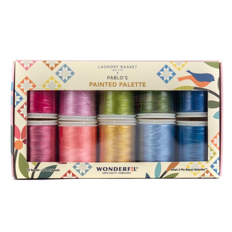 Wonderfil - Pablo's Painted Pallete Thread Collection 10ct - Laundry ...
