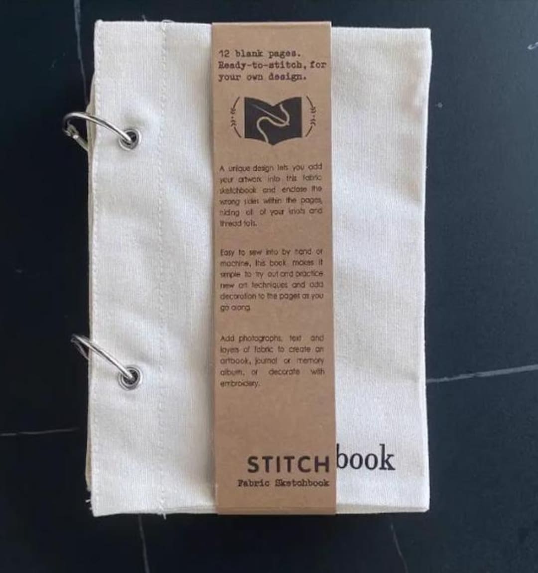 Stitch Book - Canvas Thread Scrapbook Sketching - New Skill Building ...