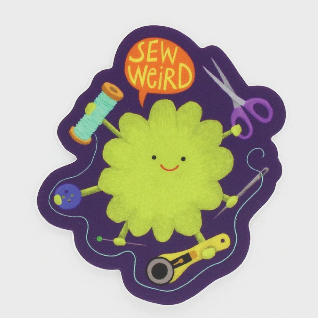 Sew Weird Sticker - FMC-STSW - Etsy