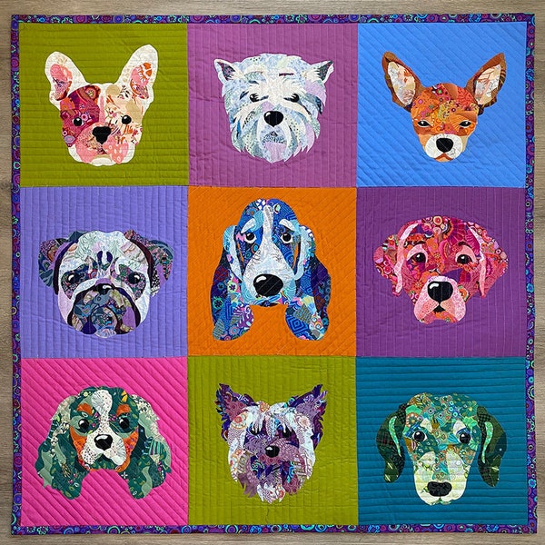 Emily Taylor Collage Quilt Kit - Etsy New Zealand