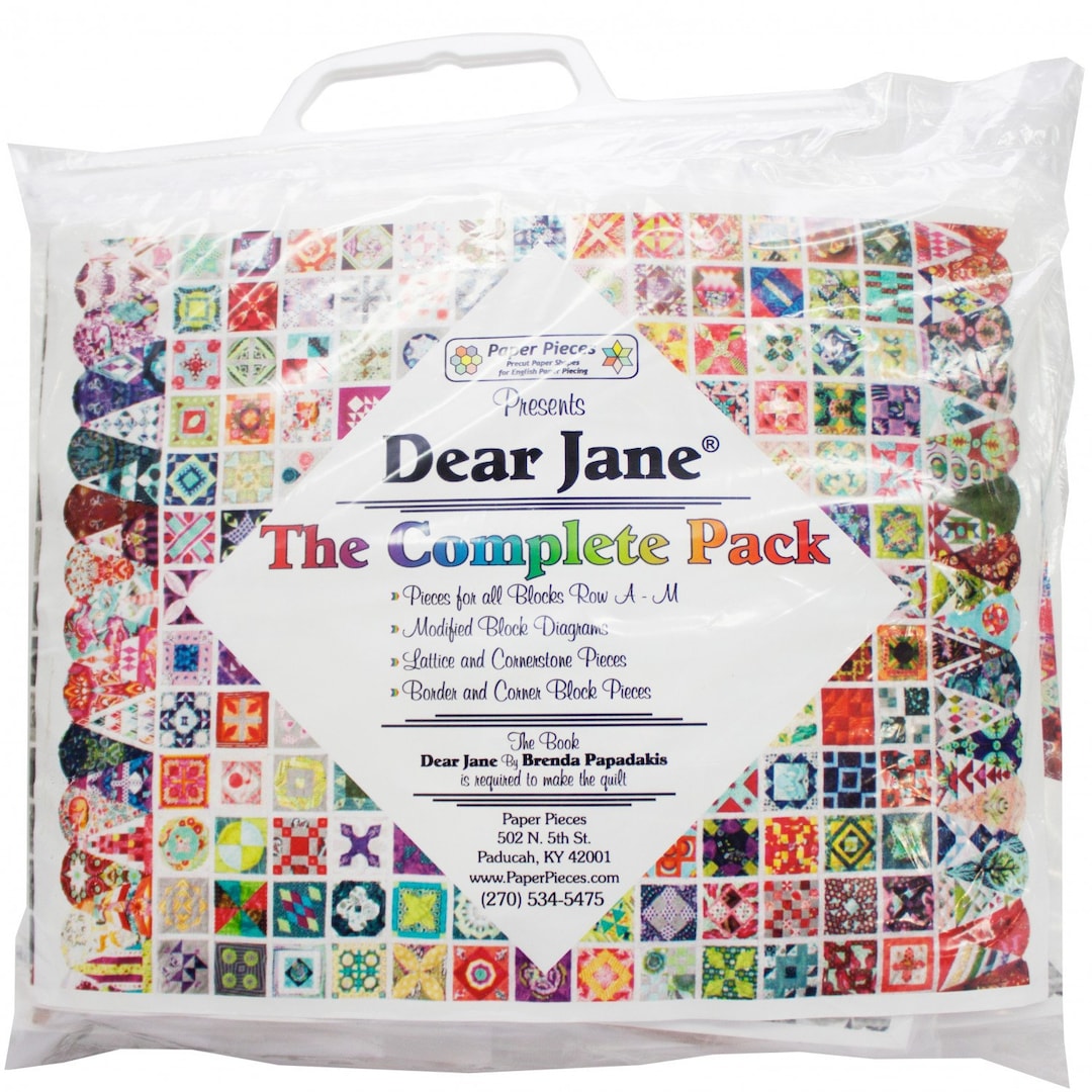 Paper Piece Pack Options - Papers or Full Papers - for Dear Jane ...