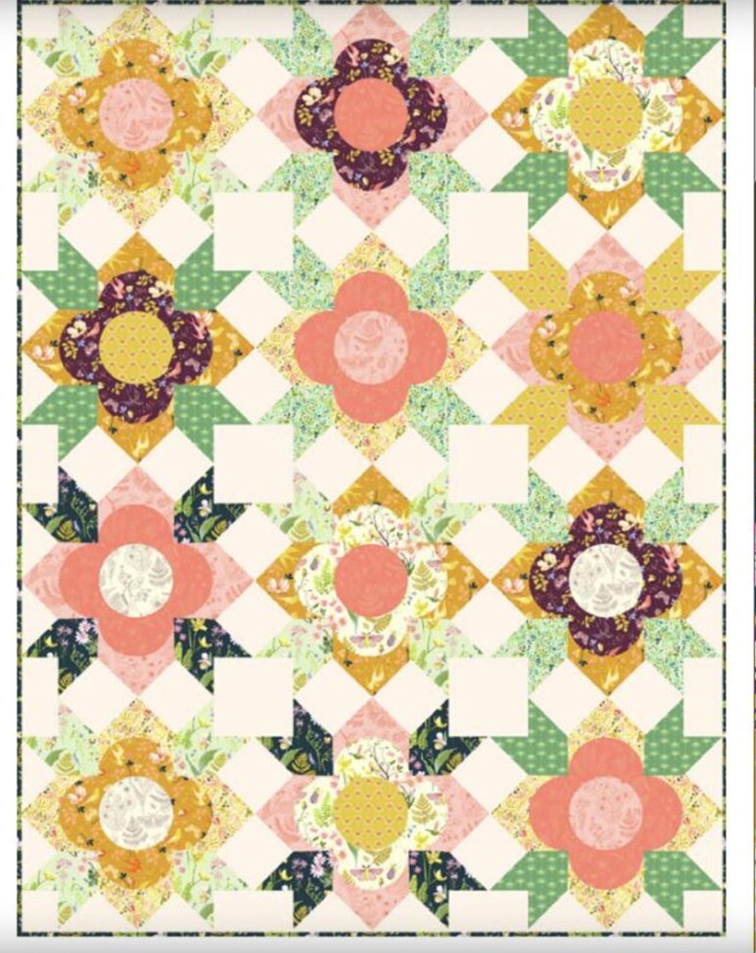 Flower Shop Quilt Kit Featuring Anew by Tamara Kate - Etsy