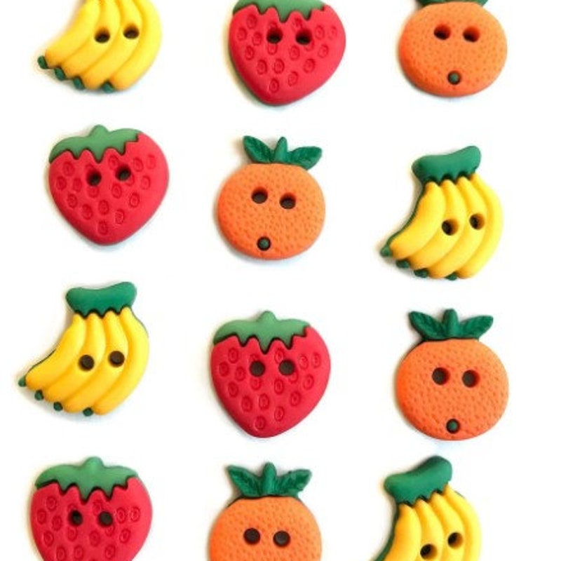 Fruit Buttons - Etsy