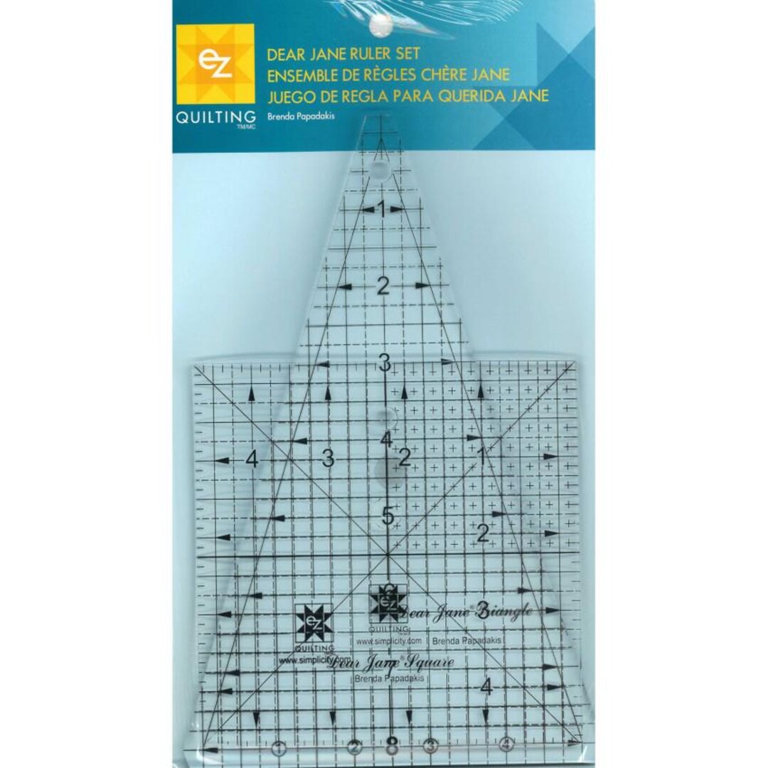 EZ Quilting - Brenda Papadakis - Dear Jane Ruler Set - Etsy