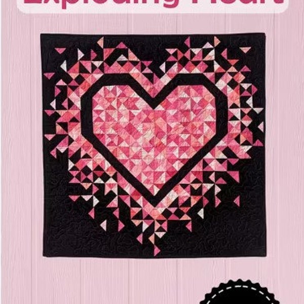 Exploding Heart Quilt Pattern - Etsy
