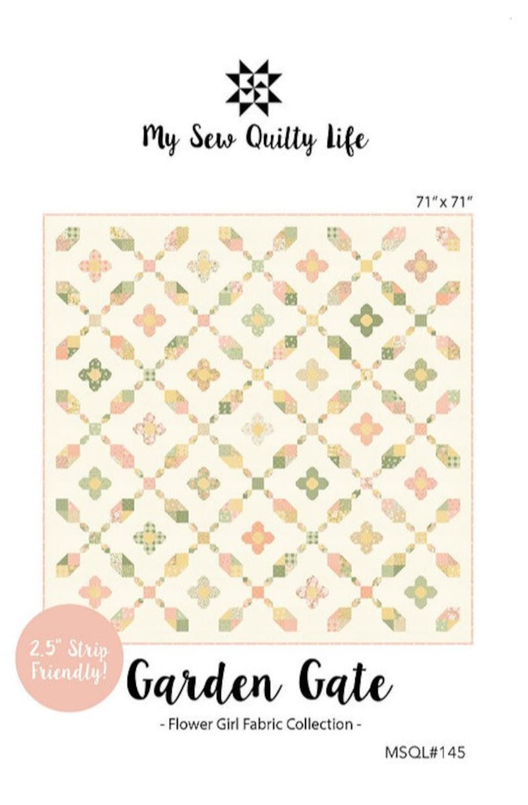 Garden Gate Quilt Pattern - My Sew Quilty Life - Etsy