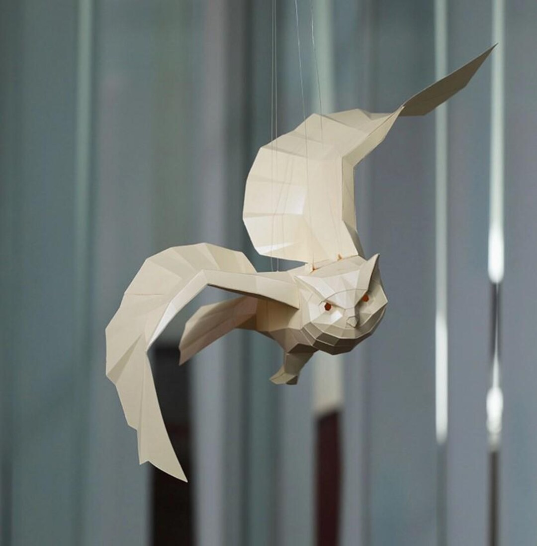 Owl - 3D Papercraft Hanging Art by Papercraft World Product - Model DIY ...