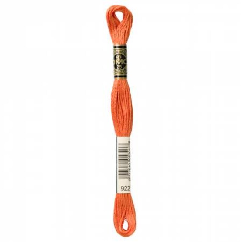 DMC Six Strand Embroidery Floss - 915 - 917 - 918 - 919 - 920 - 921 ...