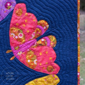 Modern Moths Mini Quilt Pattern - Whole Circle Studio - Etsy
