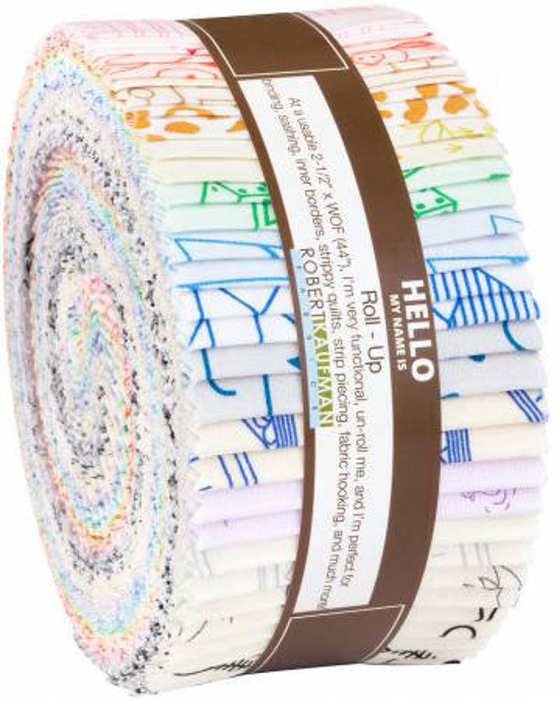 Robert Kaufman - on the Lighter Side Jelly Roll - Etsy