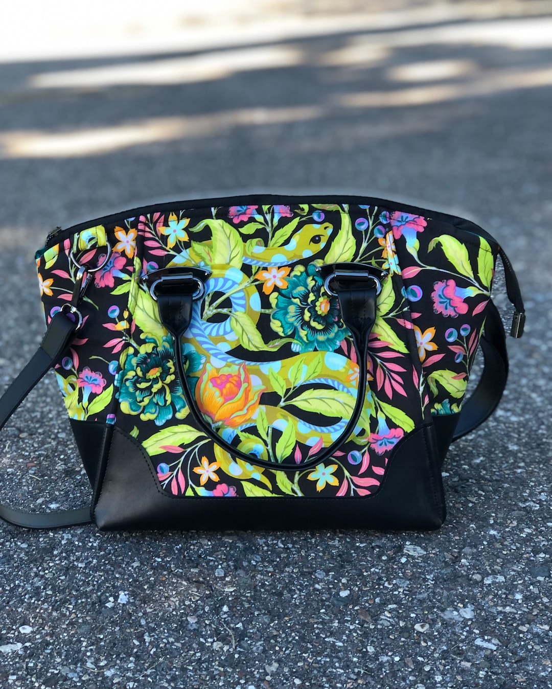 Tula Pink Moon Garden Daphne Handbag Kit - Etsy