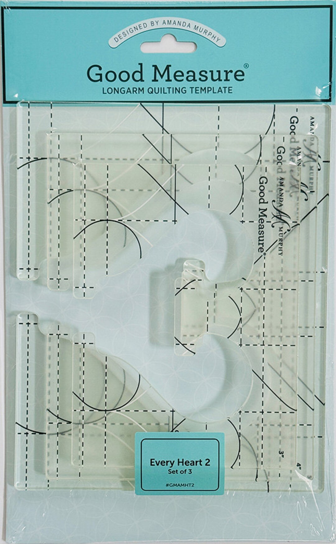 Amanda Murphy - Good Measure - Longarm Quilting Template - Every Heart ...