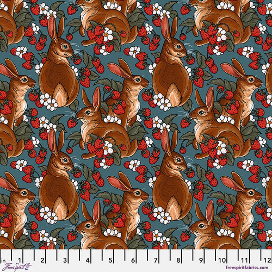 Freespirit - Rachel Hauer - Garden Bed - PWRH109.TURQ - Etsy